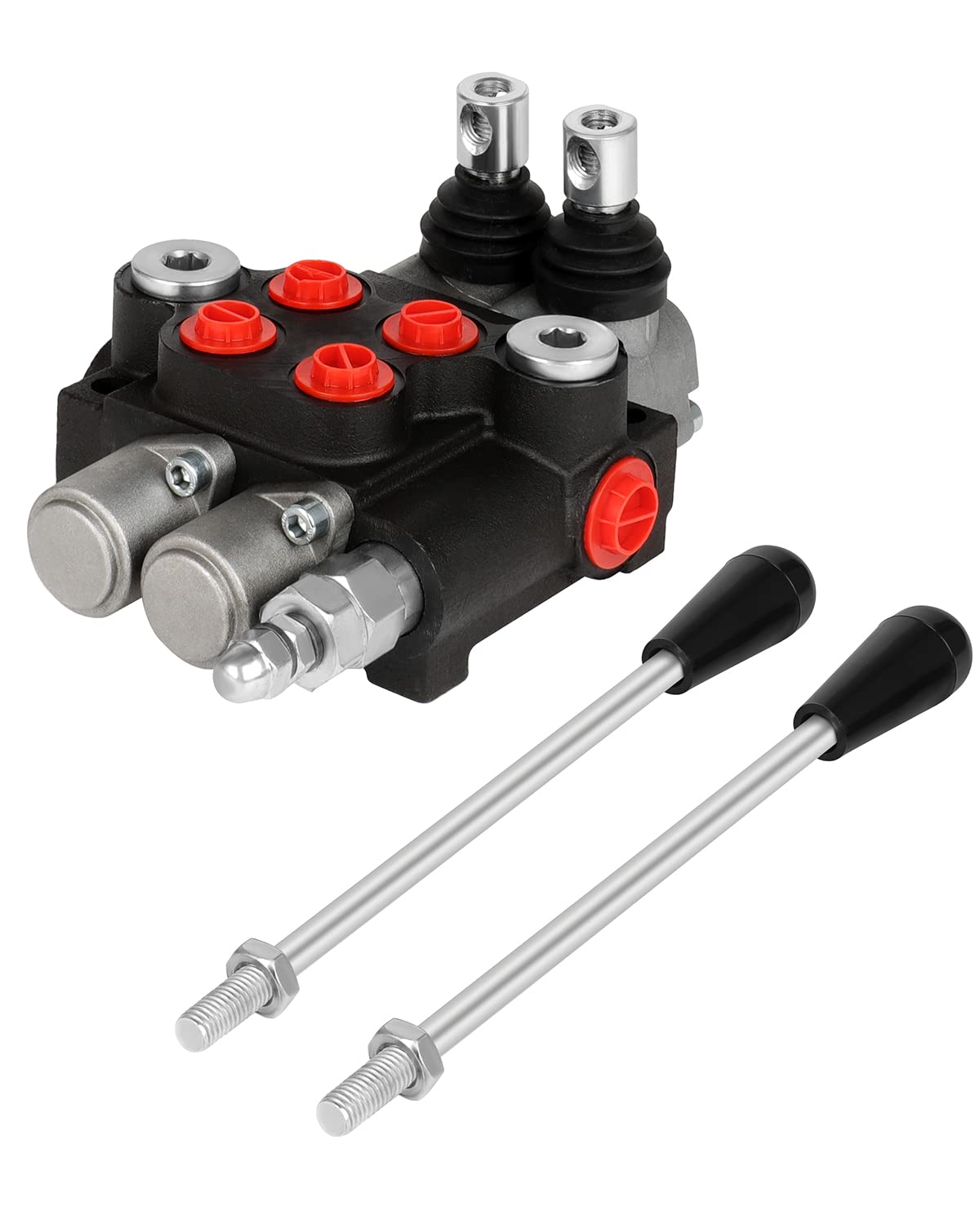 Amazon.com: 2 Spool 11 GPM Hydraulic Flow Control Valve G Ports ...