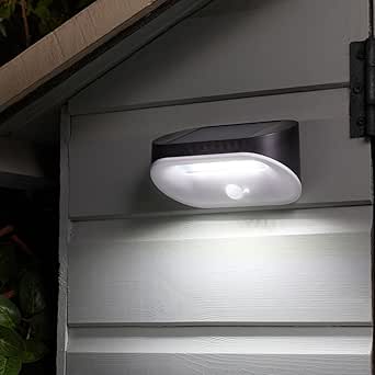 Solar Powered PIR Motion Sensor Sentry Light - 200 Lumen Super Bright ...