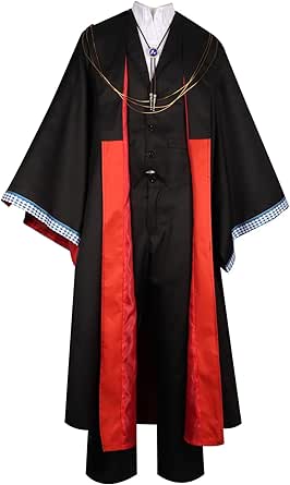 Amazon.com: Generic Unisex Men Anime Costume Halloween Uniform Suit ...