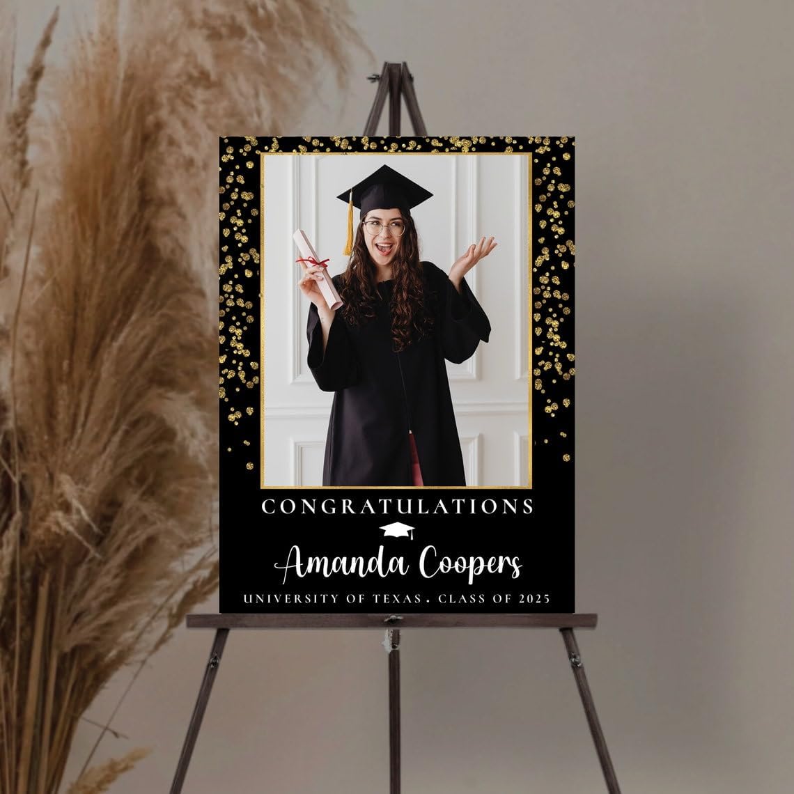 Amazon.com: Congrats Graduation Welcome Sign, Graduation Welcome Sign ...
