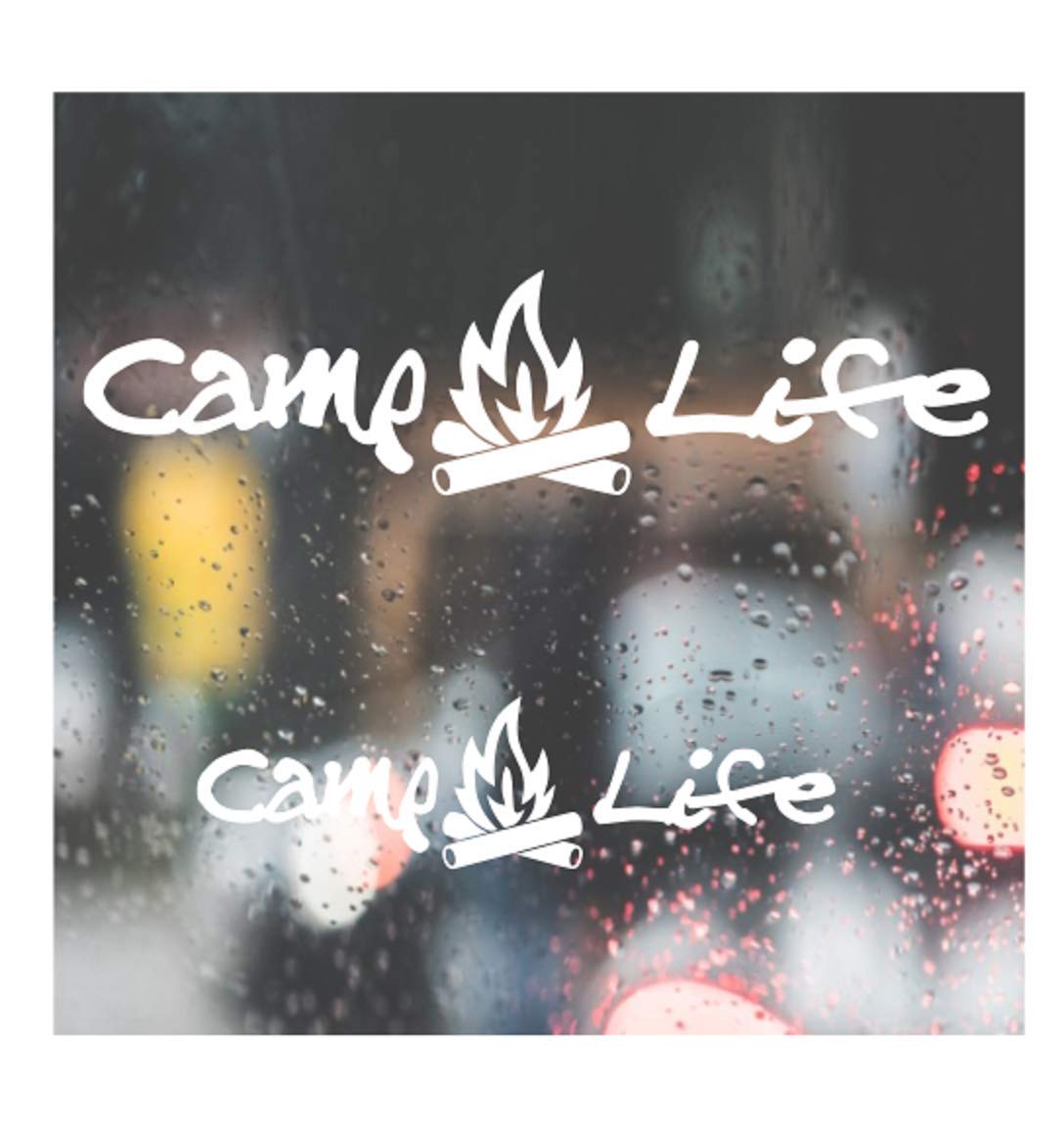 Amazon.com - LWL Design Custom Decal for Camp Life, Fire, Camper, RV ...
