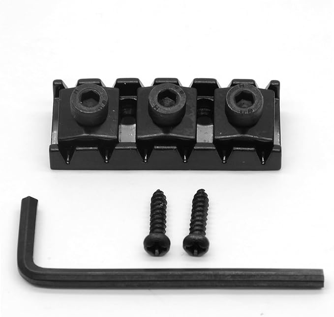 Amazon.com: harpfeas 42mm Guitar Metal Locking Nut String Lock for ...