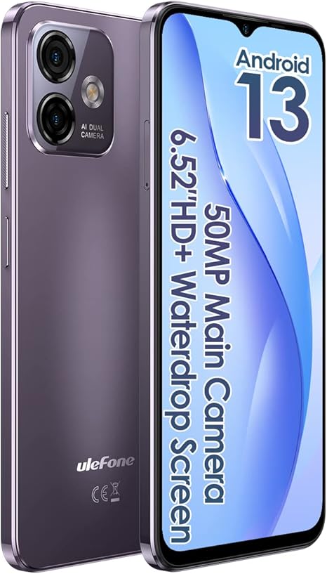 Ulefone Android 13 Mobile Phone Unlocked NOTE 16 PRO, Up to 16GB RAM+ ...