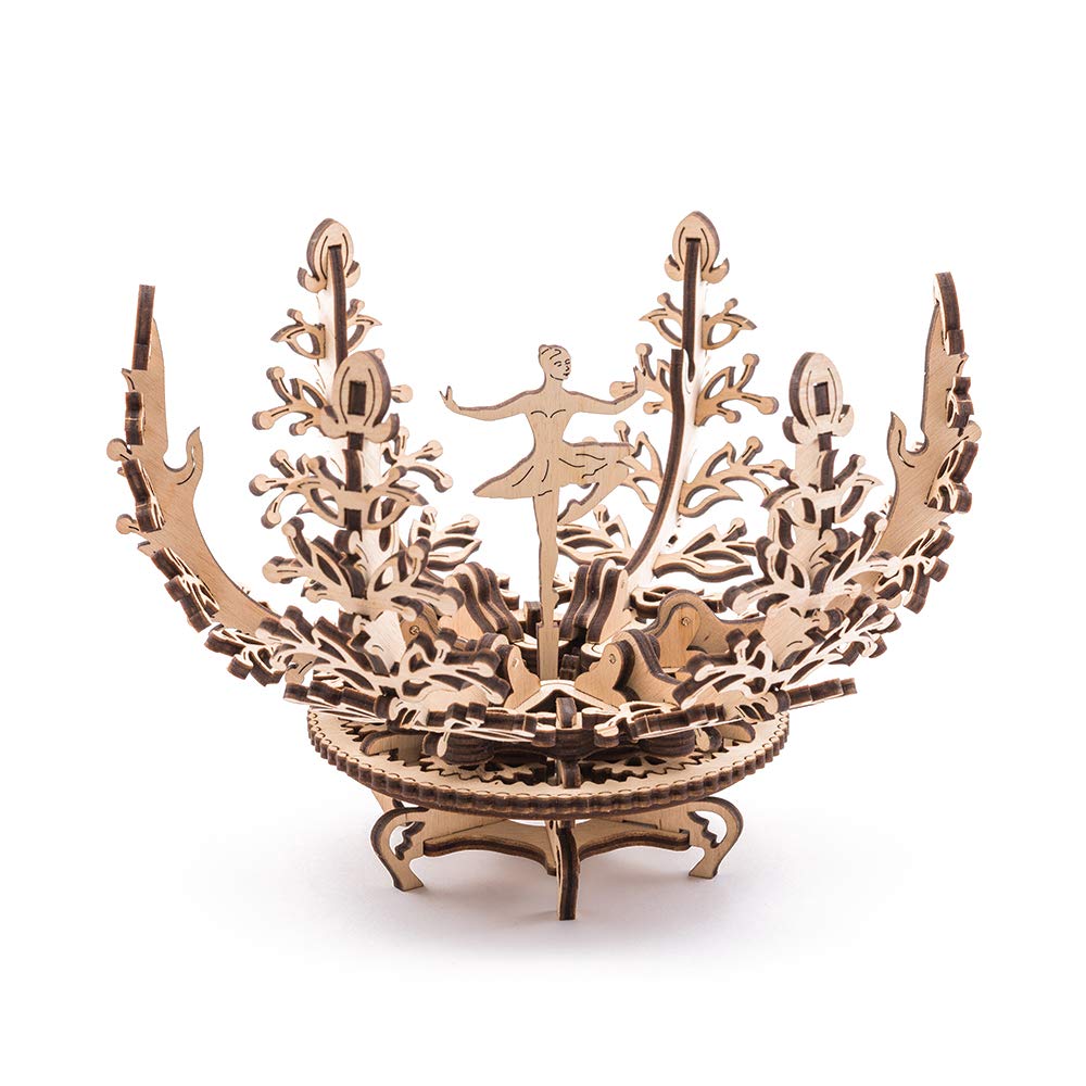 Ugears - Flower - 101 Parts - 3D Wooden Puzzle - Mechanical Model - UGR ...