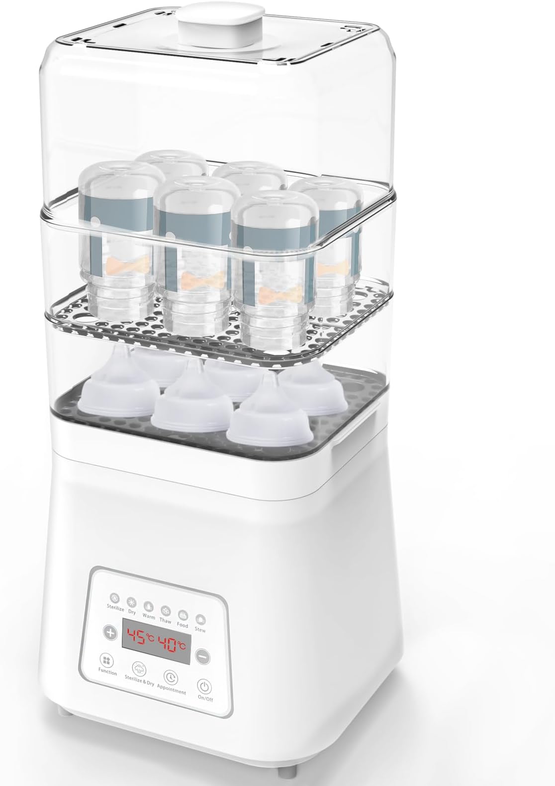 Amazon.com: Momcozy Bottle Sterilizer and Dryer, 8-in-1 Electric Steam ...