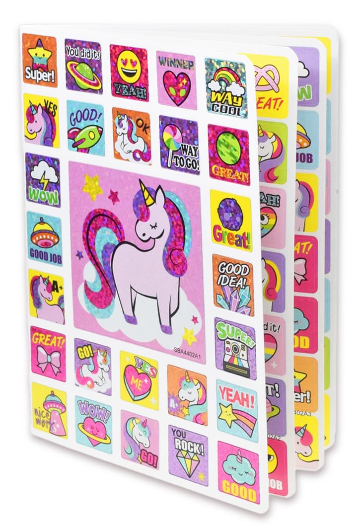 Amazon.com: Unicorn Sticker Book - Motivational Stickers for Girls Book ...