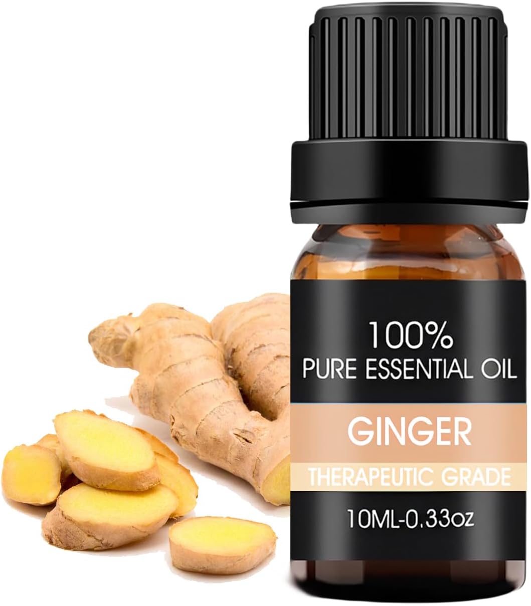 Amazon.com: Ginger Essential Oils Organic, 10ML 100% Pure and Natural ...