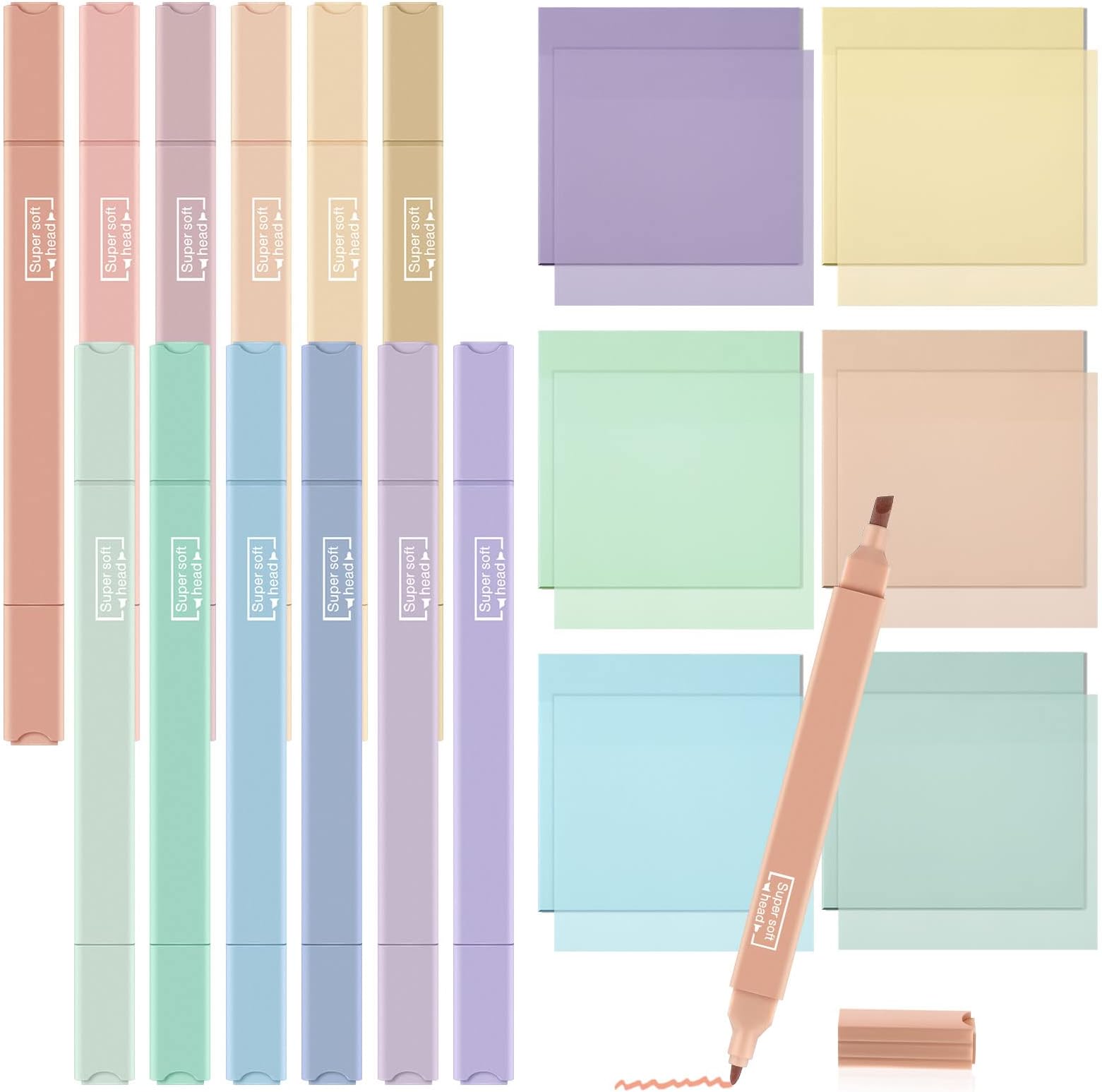 Amazon.com : Yinder 12 Pcs Bible Highlighters No Bleed, Pastel Colors ...