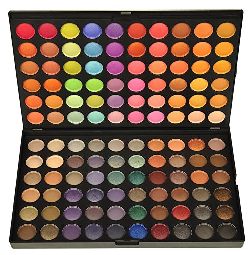 Amazon.com : BLUETTEK 120 Color Eyeshadow Makeup Palette - Matte and ...