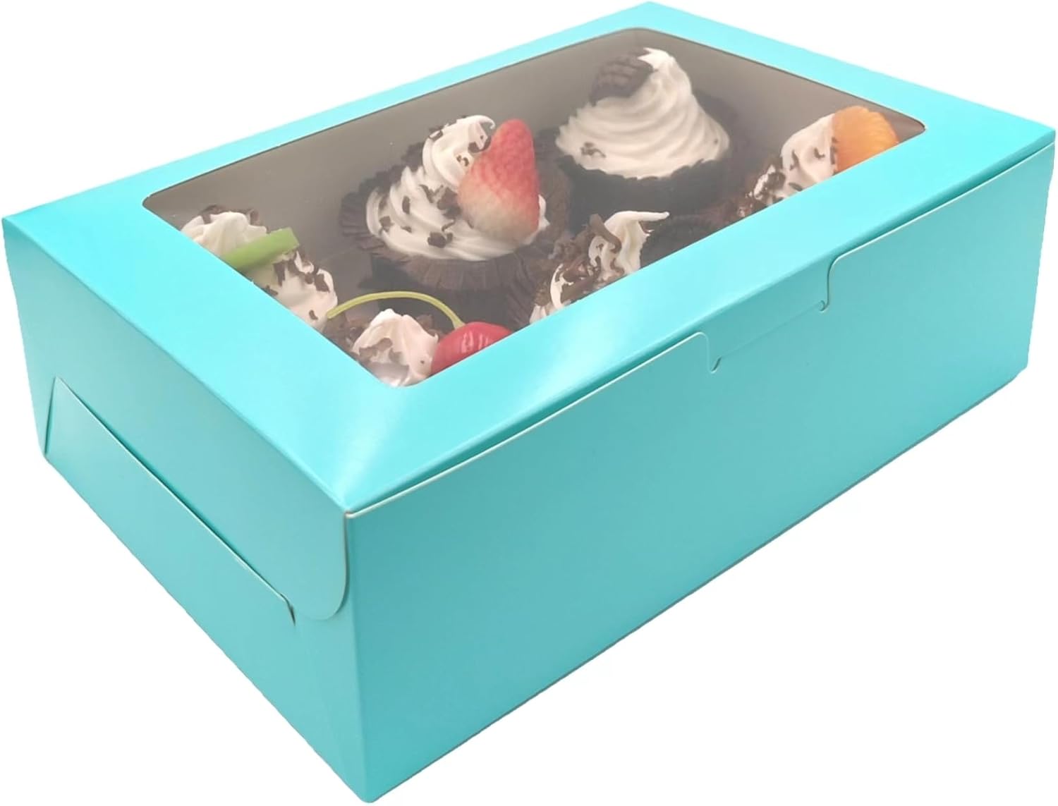 Amazon.com: MonYouGe 50-Set Cupcake Boxes Bulk with Clear Display ...