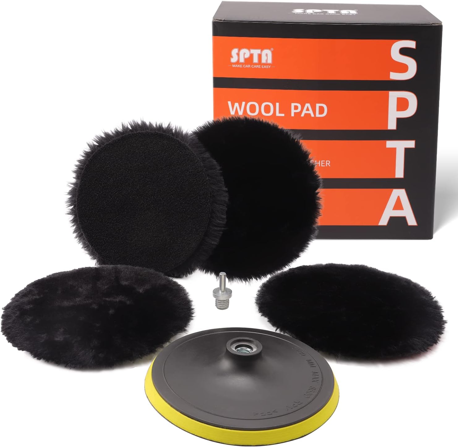 SPTA Wool Polishing Pad (7inch/180MM) : Amazon.co.uk: Automotive