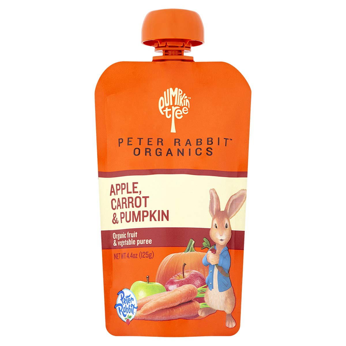 Amazon.com : Peter Rabbit Organics Apple, Carrot and Pumpkin Puree, 4.4 ...