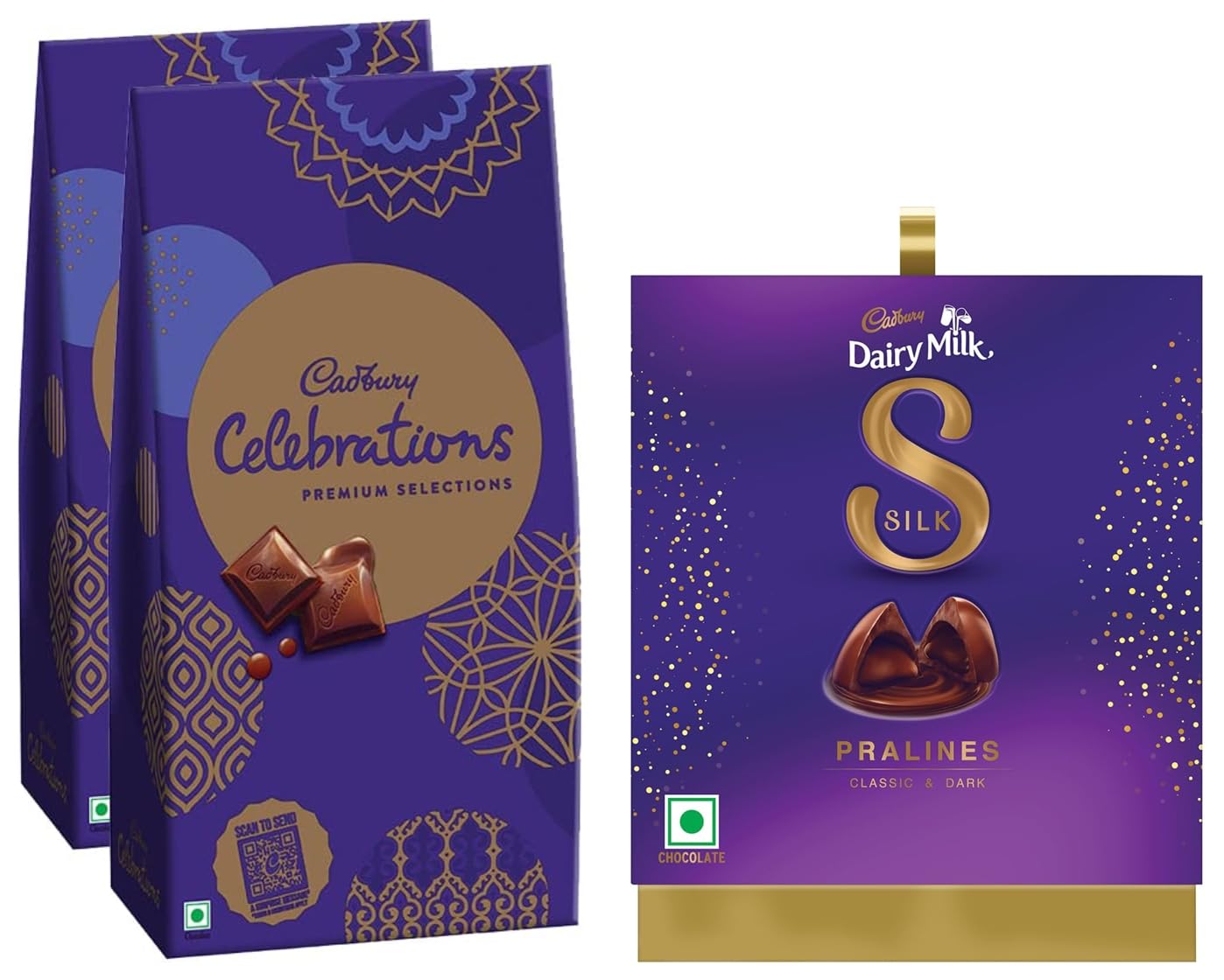 Cadbury Celebrations Premium Selections Chocolate Gift Pack, Assorted ...