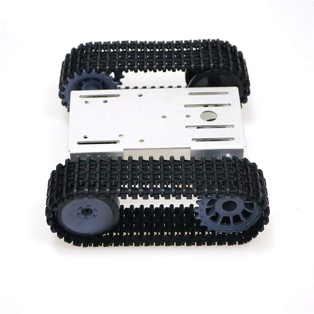 Buy Festnight Tracked Robot Smart Car Platform Robotics Kits Robot Tank Crawler Chassis DIY Kit ...