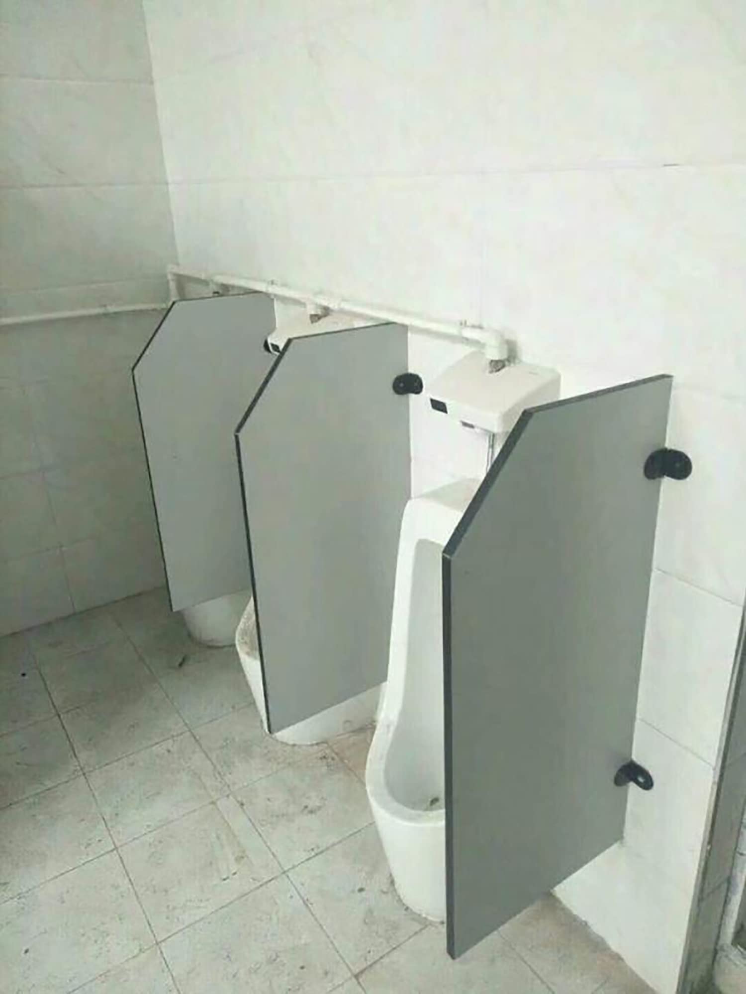 Amazon.com: Waterproof Urinal Partition Divider Screen, Hotel/Public ...