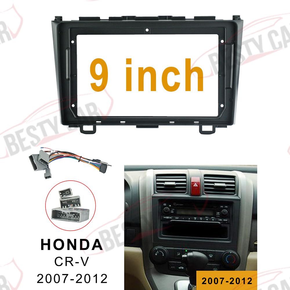 Snapklik.com : Fits For Honda CRV 2007-2012 Car Radio Stereo Fascia ...