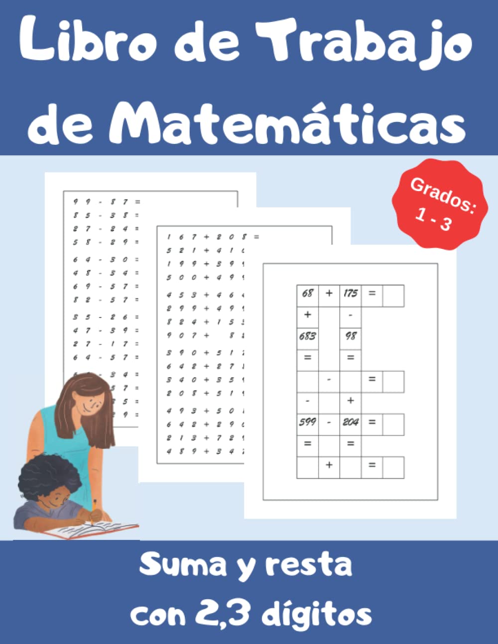 Buy Libro de Trabajo de Matemáticas, Suma y Resta con 2,3 Dígitos ...