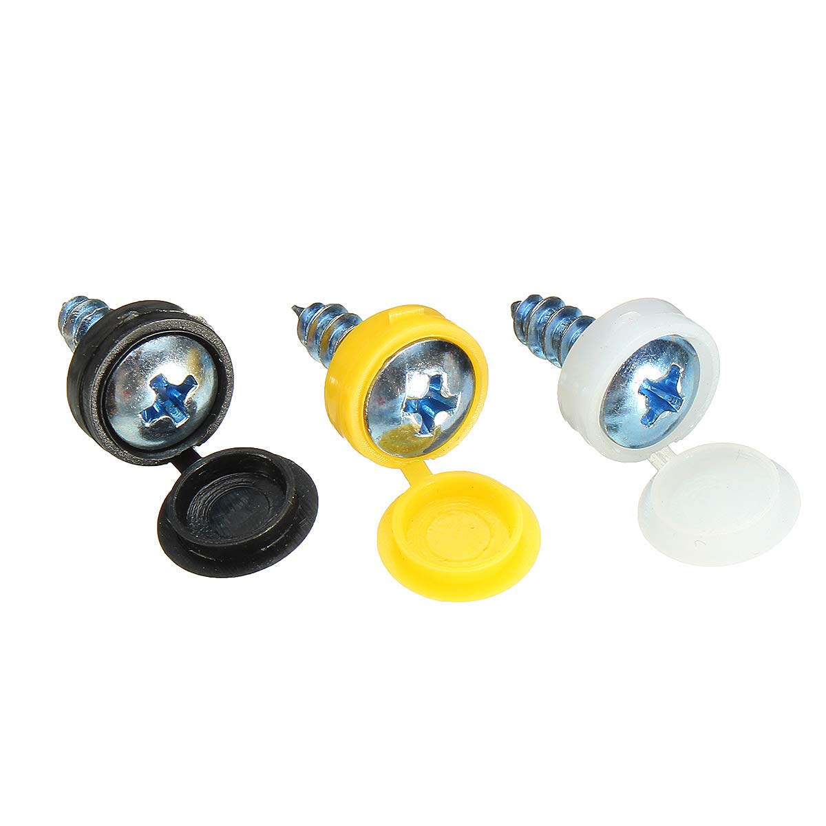 Snapklik.com : Hinged Screw Cover Caps, M4 Plastic Screw Caps, Fold ...