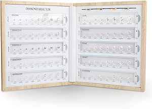 Amazon.com: gemtrue Diamond Selector Kit - Visual Diamond Size and ...