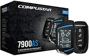 Compustar CS7900-AS All-in-One 2-Way Remote Start and Alarm Bundle w ...