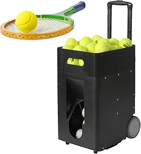 Amazon.com: Tennis Ball Cannon Portable Tennis Ball Machine (22lbs ...
