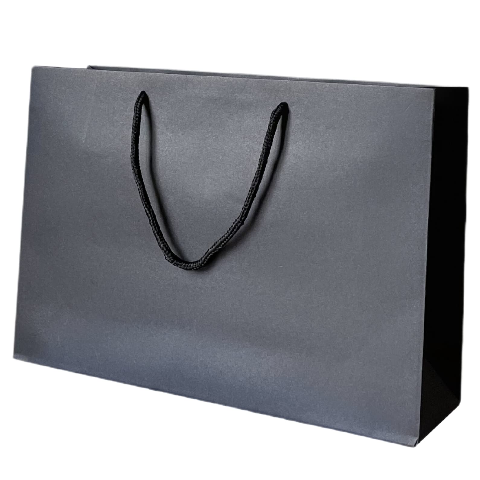 Thepaperbagstore 5 Black, Matt Laminated, Reusable Boutique Paper Bags ...