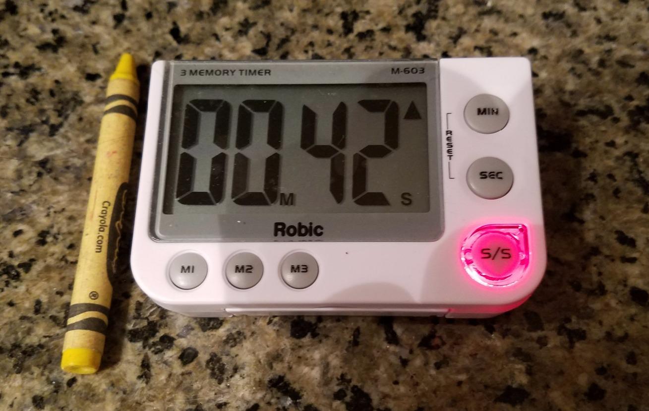 Amazon.com: Robic Three Memory Timer White, 3inx2-1/2in : Home & Kitchen