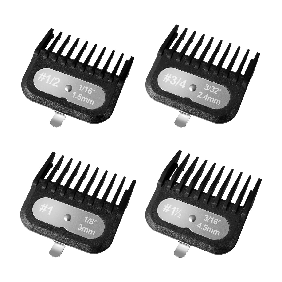 Amazon.com: Clipper Guards Set Fits for Most Wahl Clippers and Babyliss ...