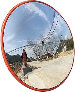 Road Convex Mirror - 130-Degree Wide Angle Outdoor Corners Traffic ...