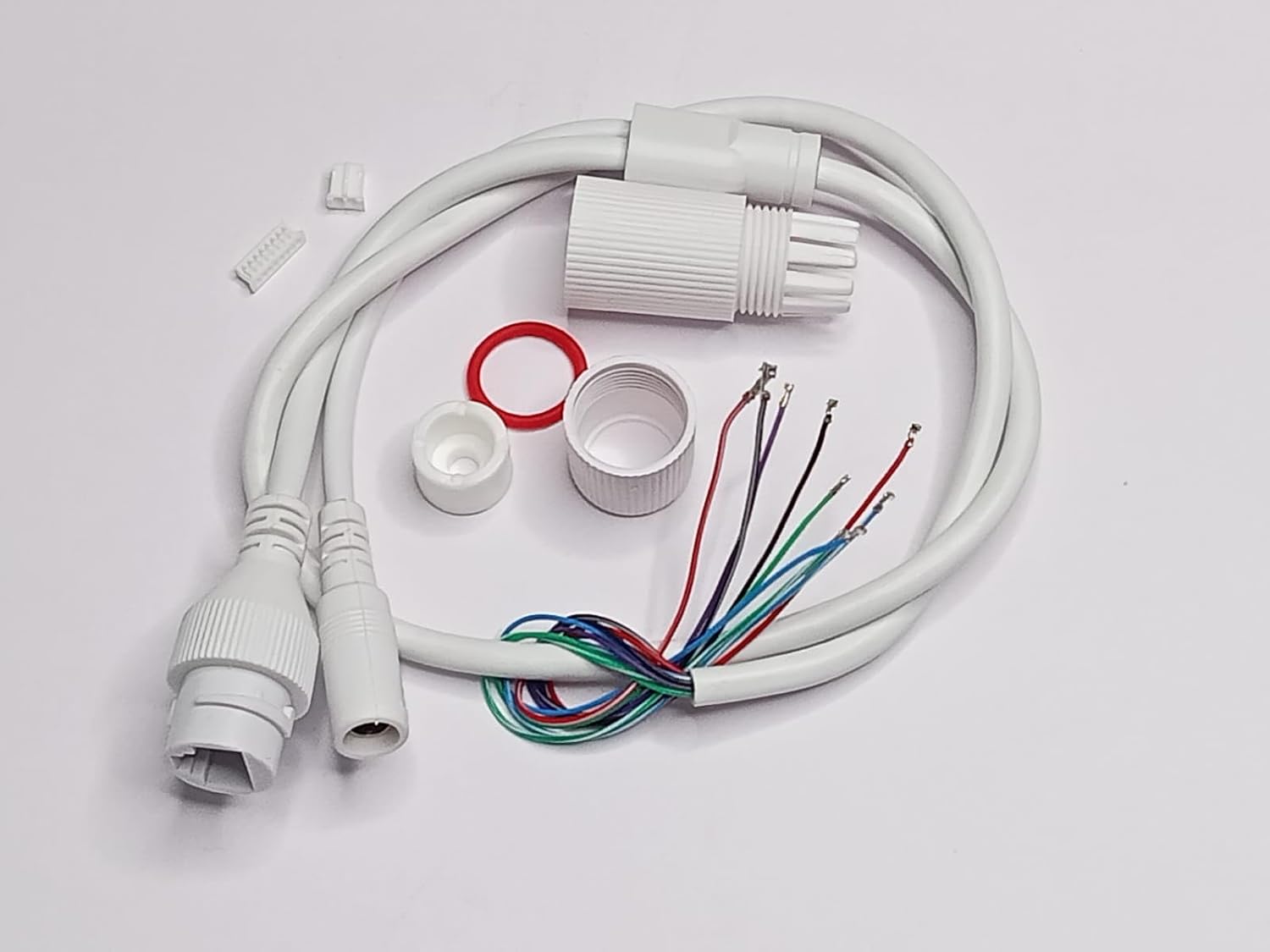 CCTV LAN RJ45 IP Cable 48V or 12V power audio video for IP board camera ...