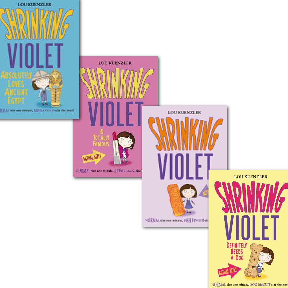 Buy Lou Kuenzler Shrinking Violet collection 4 Books Collection Set ...