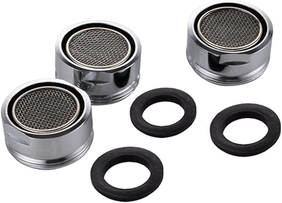 Sumnacon 3 Packs Low Flow Faucet Aerator - 24 mm Male Thread Faucet ...