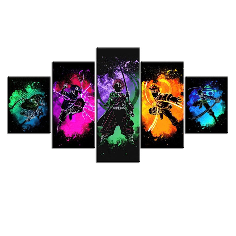 Buy GLRSSN Japanese Anime One Piece Demon Slayer Attack On Titan ...