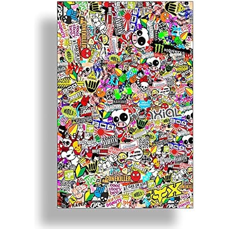 Amazon.com: Graffiti Sticker Bomb 1:10 Scale RC Remote Control Scale ...
