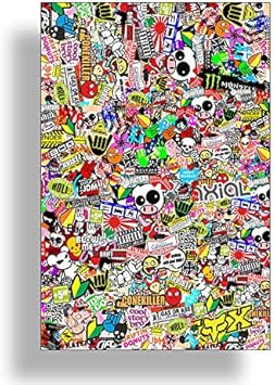 Amazon.com: Graffiti Sticker Bomb 1:10 Scale RC Remote Control Scale ...