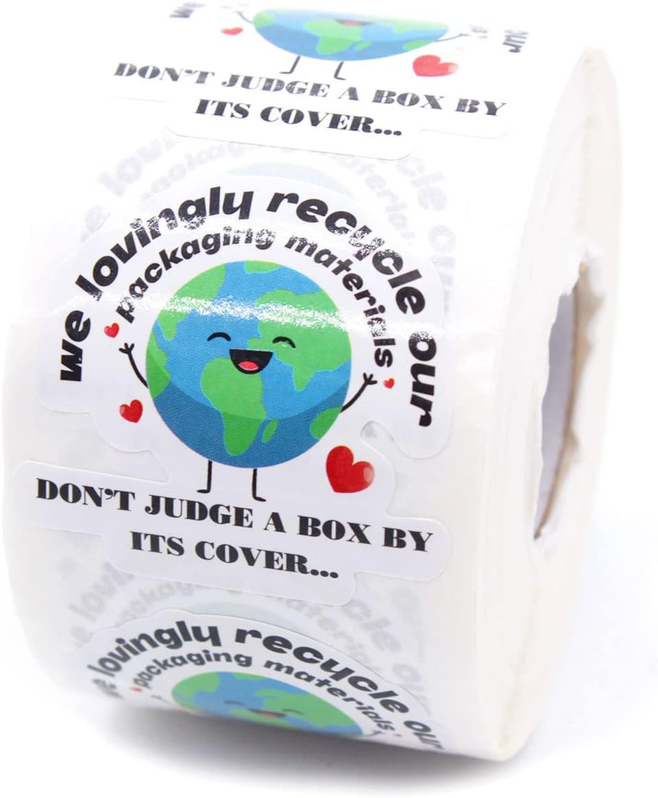 Amazon.com: Pop Resin 1.5" Inch Recycle Logo Stickers Round Recycling ...