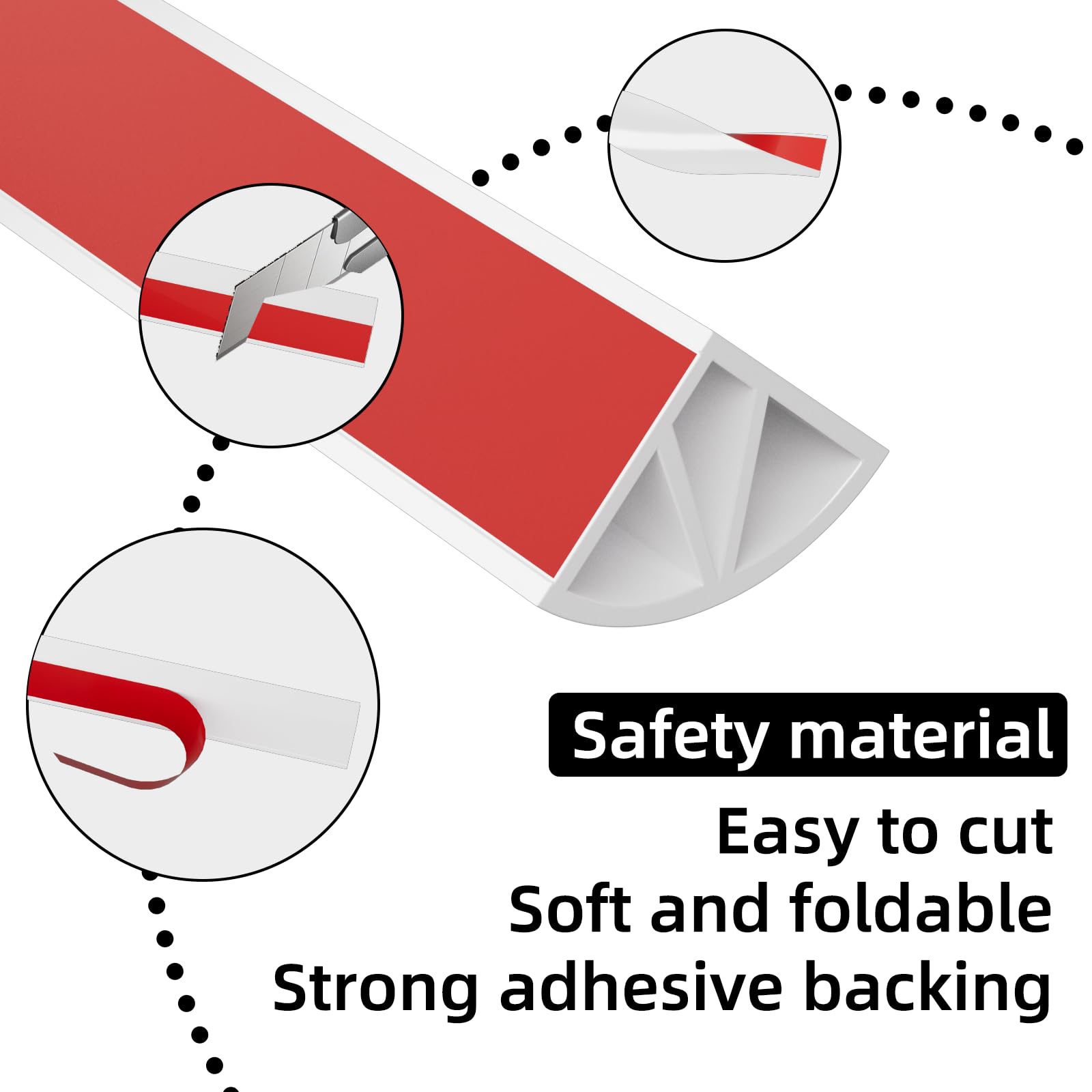 Snapklik.com : 118" Collapsible Shower Threshold Water Dam Barrier,Walk ...