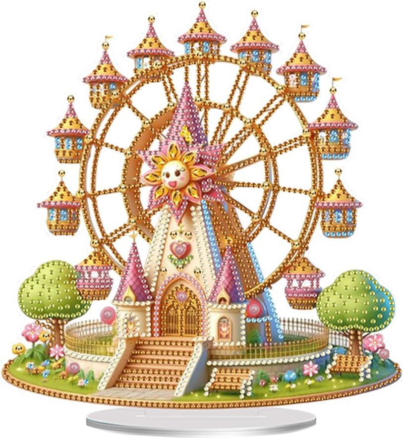 Amazon.com: C'eitura DIY Diamond Art Ferris Wheel Special Shaped ...
