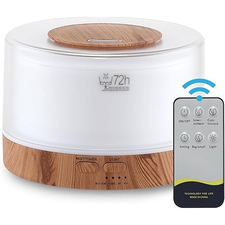 700ML Essential Oil Diffuser, Remote Control Aromatherapy Diffuser with ...