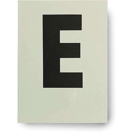 Big Letter E Stencil 120mm 4 3/4 Inches Tall on Tough Durable Plastic ...