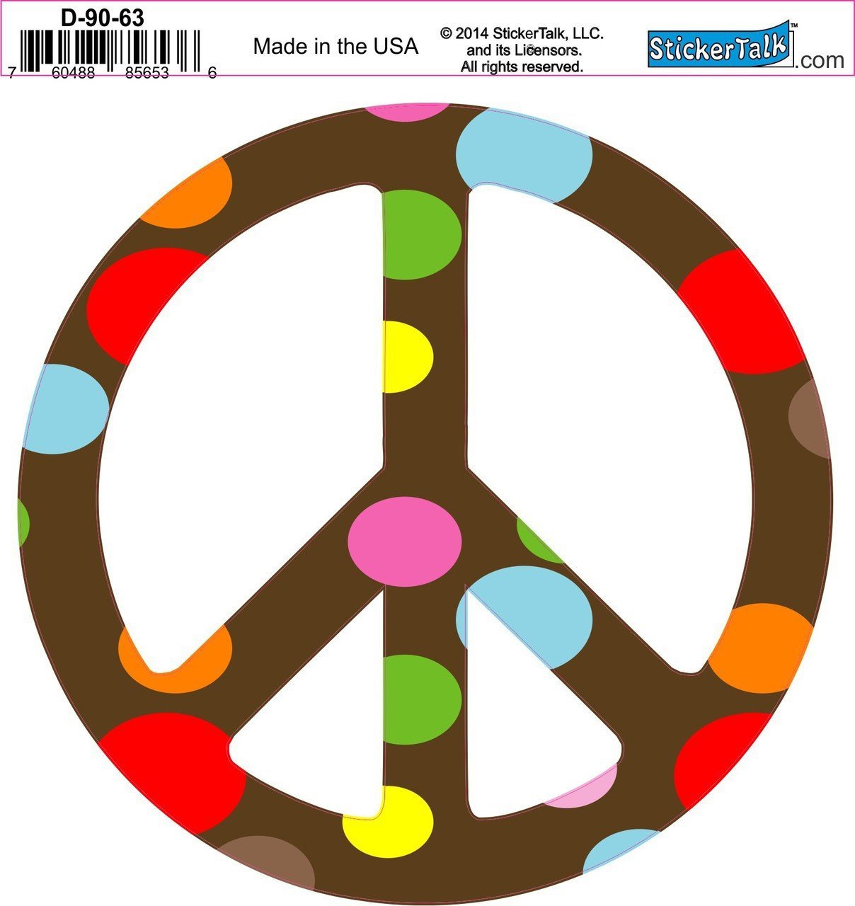 Peace Signs And Polka Dots