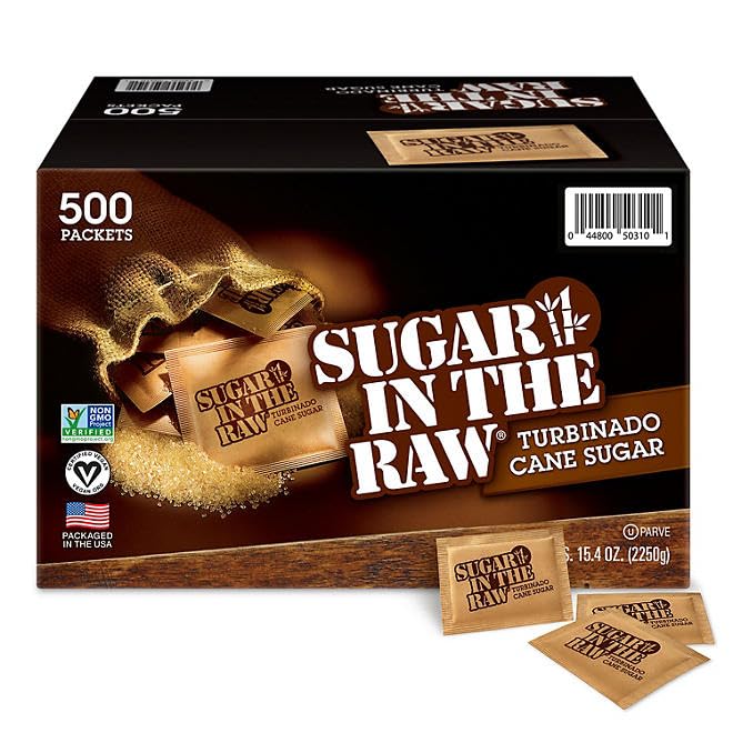 Amazon.com: Sugar InThe Raw/Raw Natural Cane Brown Sugar Turbinado, 500 ...