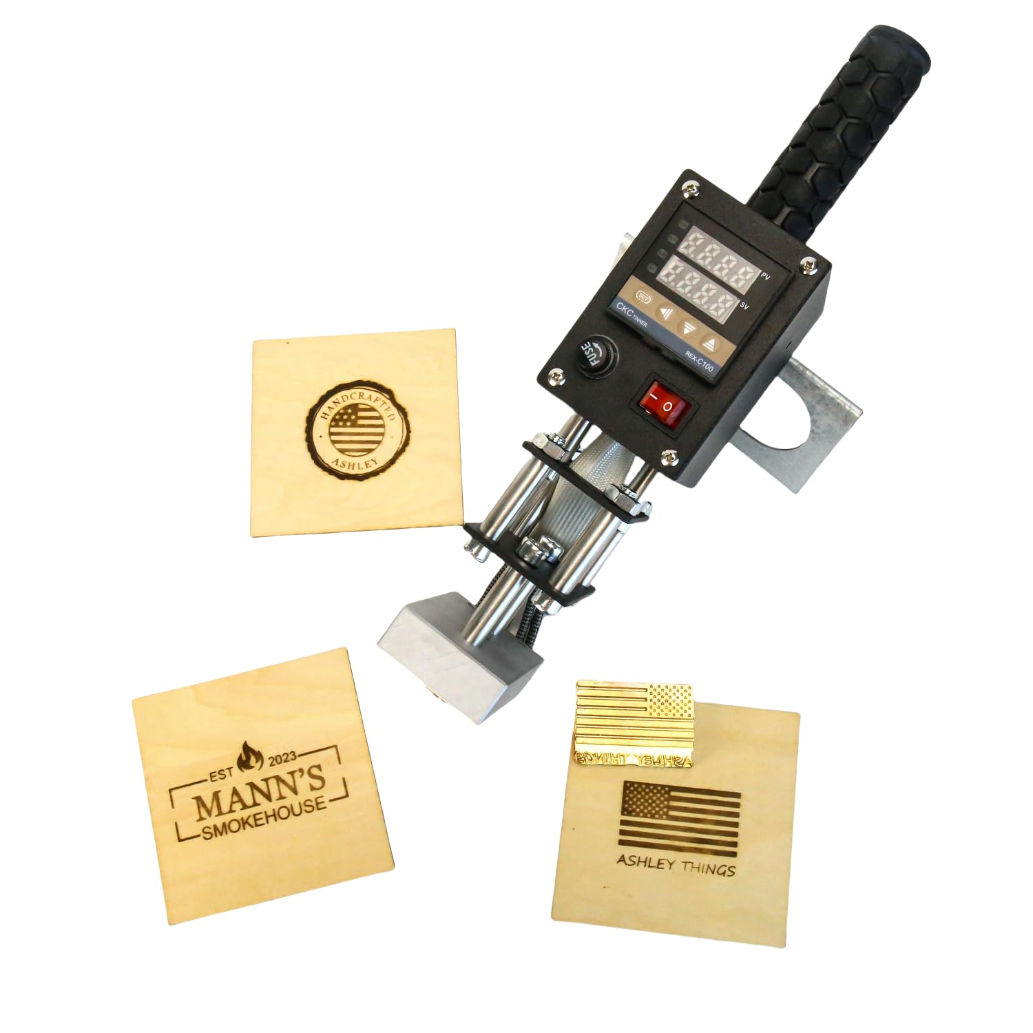 Amazon.com: Adjustable Temperature 500w Electric Branding Iron ...