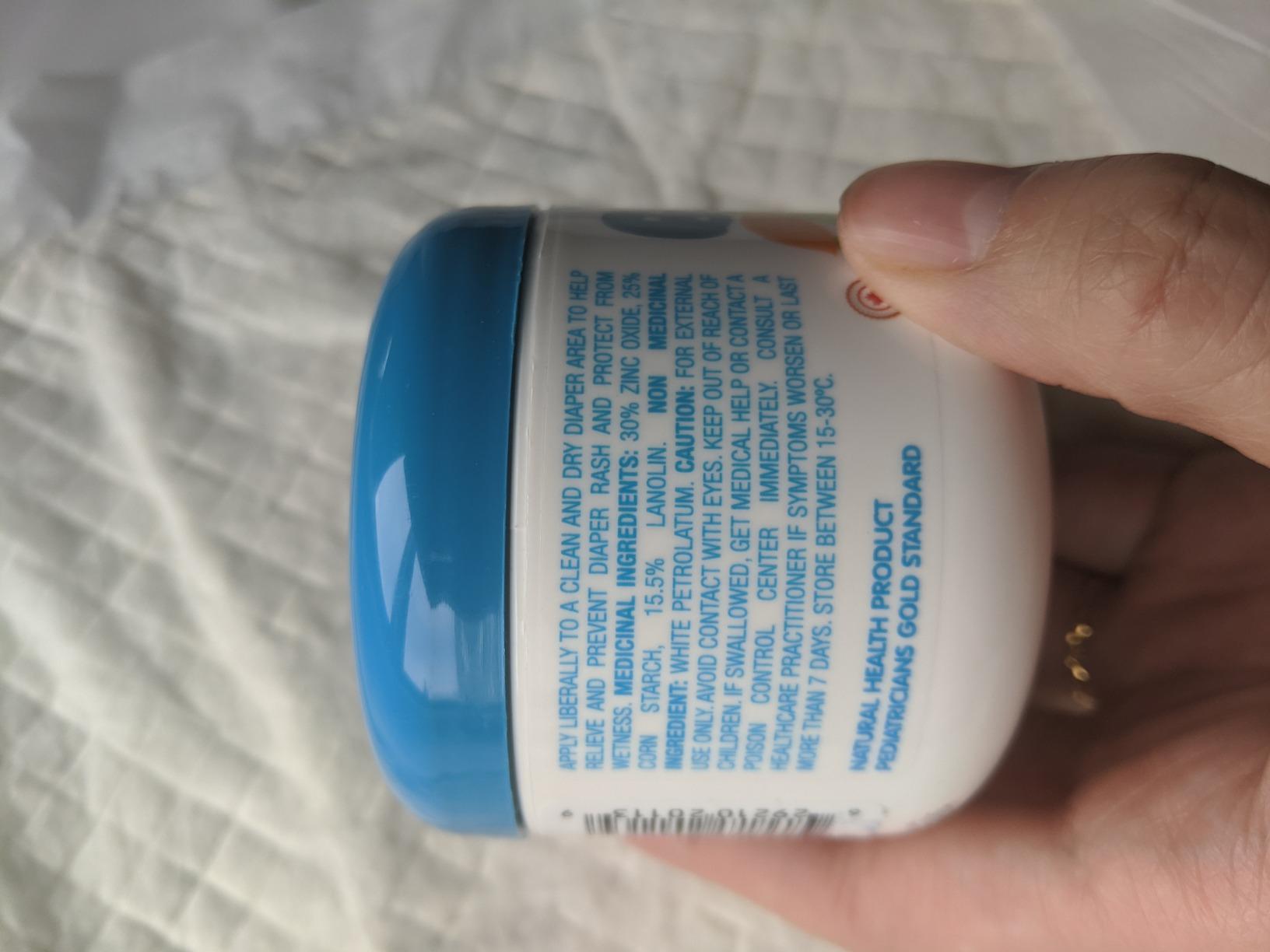 Baby Butz Diaper Rash Cream, 100% Natural, Zinc Oxide Paste for ...