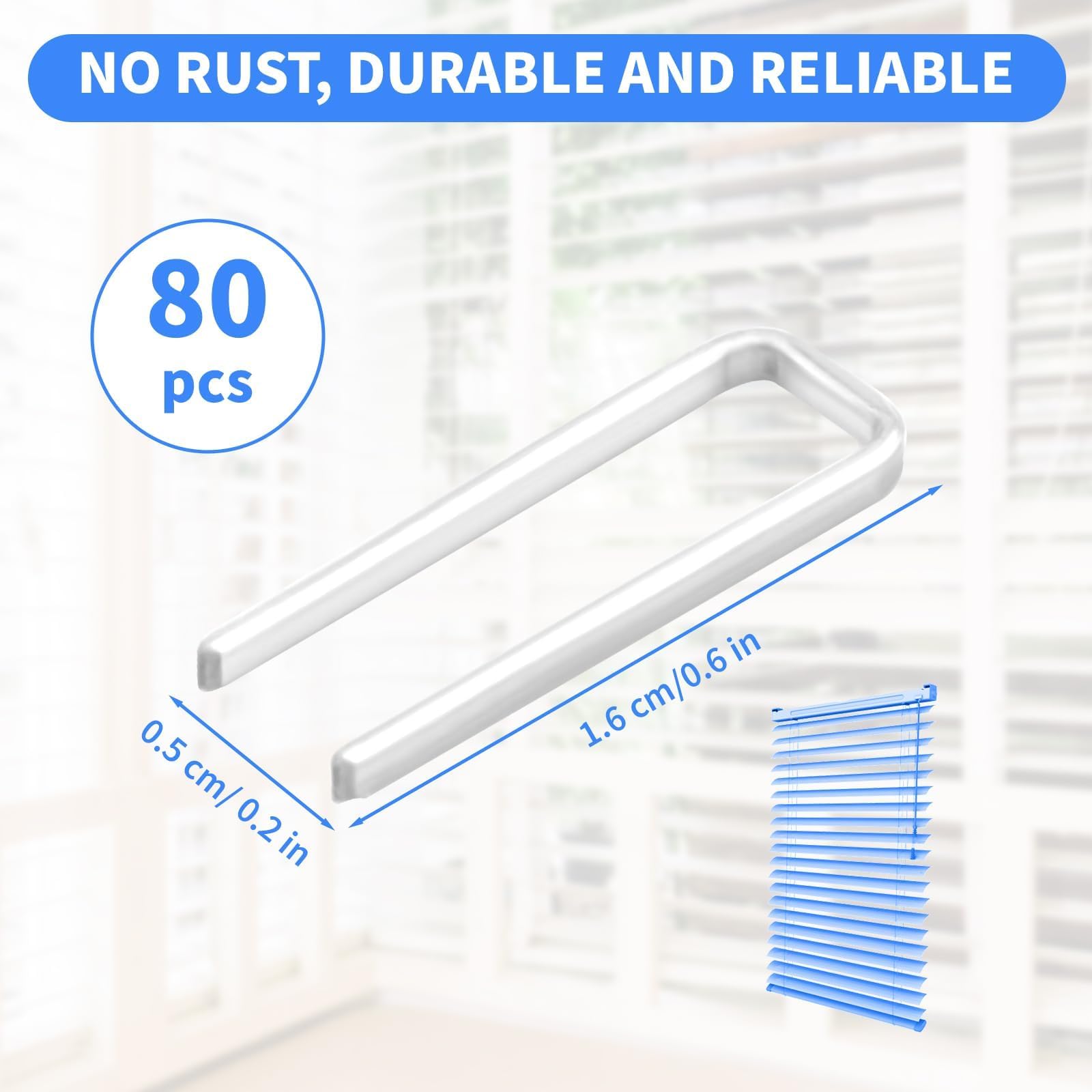 Snapklik.com : 80PCS Shutter Replacement Staples Plantation Shutter ...