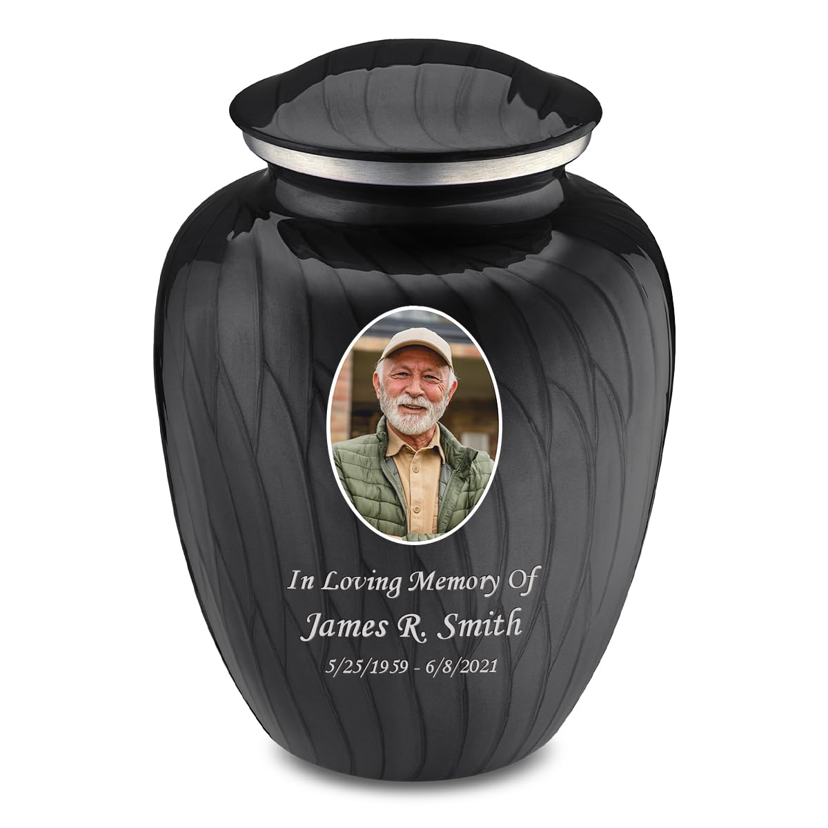 Amazon.com: GetUrns Embrace - Personalized Adult Picture Urn for Human ...