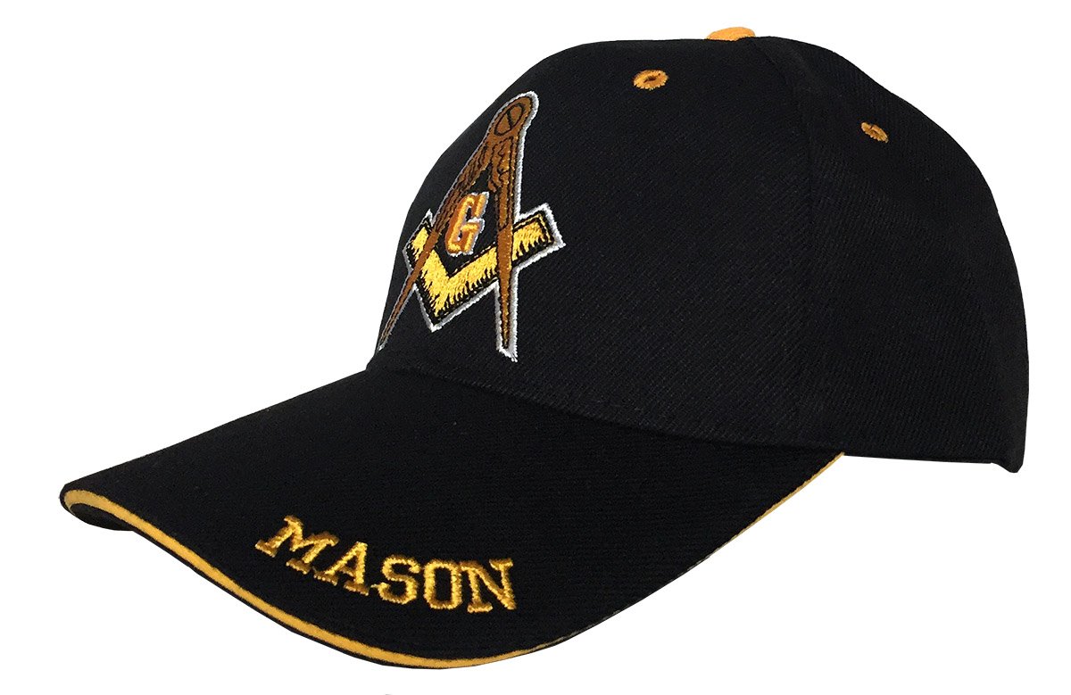 Amazon.com: Freemason 3D Embroidered Adjustable Hat Mason Masonic Lodge ...
