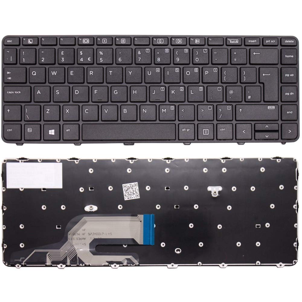 AJPARTS UK New Keyboard Replacement For HP ProBook 430 440 G3 G4 640 G2 ...
