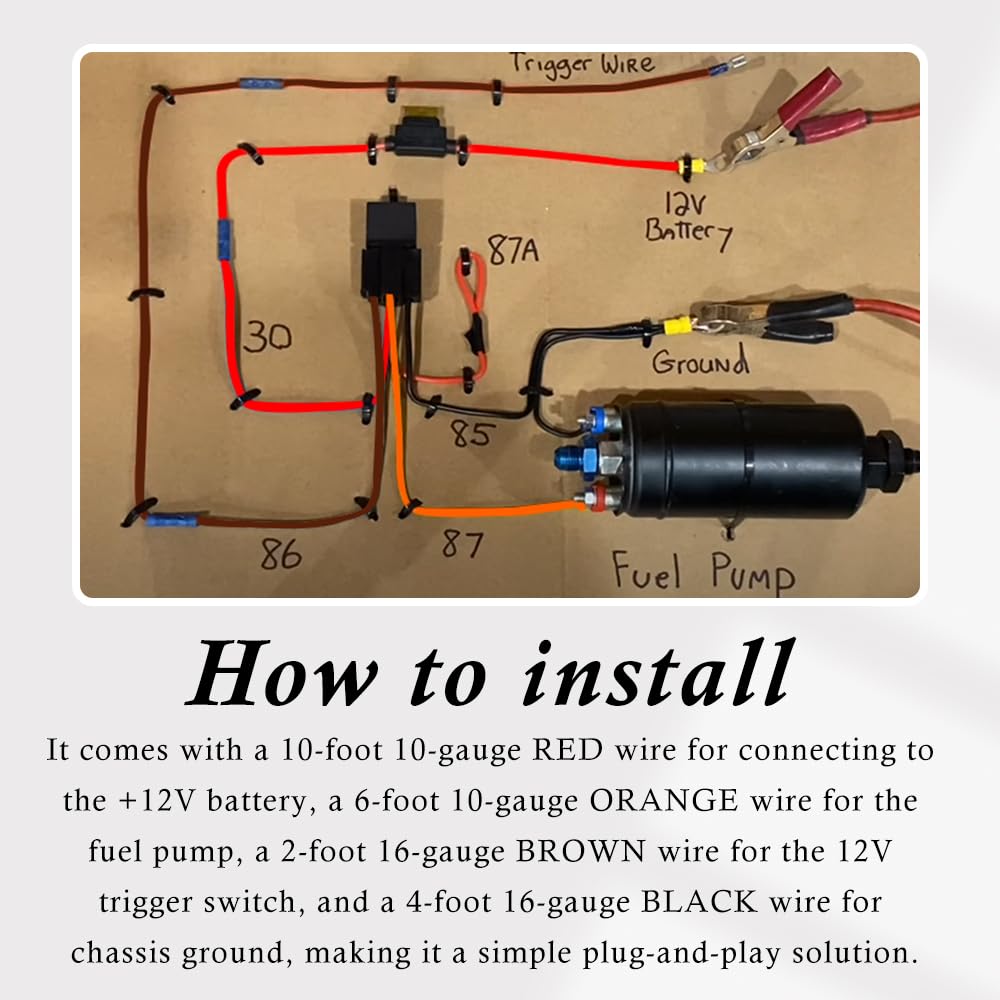 Fuel Pump Relay Wiring Diagram How To....."