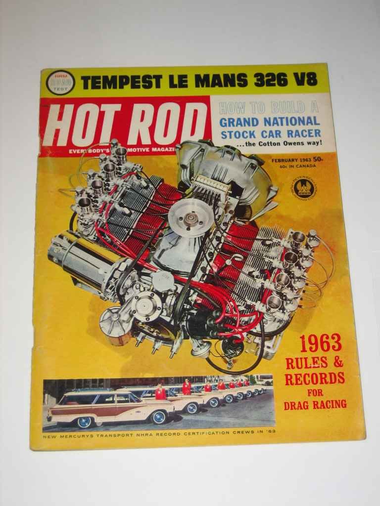 Hot Rod Magazine February 1963 Tempest Le Mans 326 V8: Amazon.com: Books